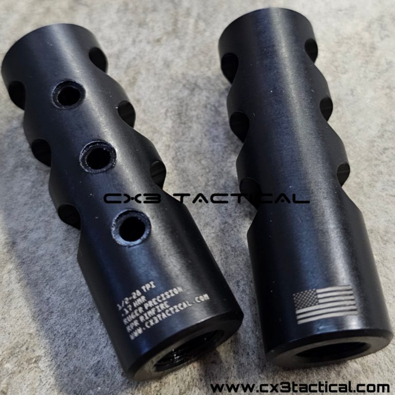 Ruger Precision Rimfire RPR .17 HMR Muzzle Brake Compensator .17HMR 1/2 ...